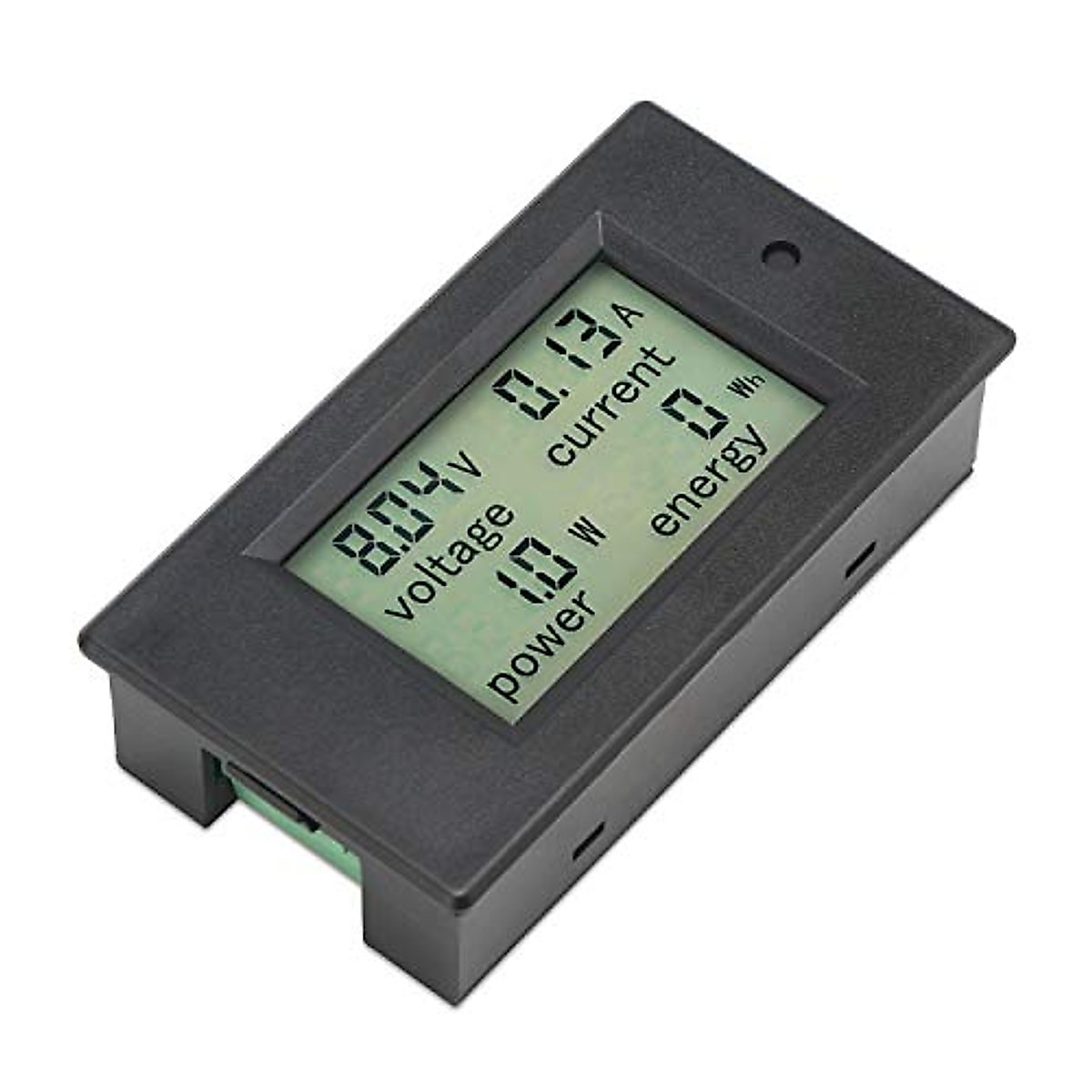 DROK Digital Multimeter DC 6.5-100V 20A Voltage Amperage Power Energy Meter, DC Volt Amp Tester Gauge Monitor LCD Digital Display with Built-in Shunt