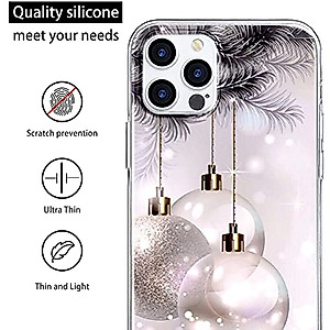 Pnakqil Christmas Case Compatible with Samsung Galaxy A51 (4G) /M40S 6.5" Xmas Transparent Shockproof Ultra-thin Silicone Protective Cover with Cute Design Compatible with Samsung A51 4G, Christmas 05