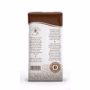 Santo Domingo Coffee, 16 oz Bag, Whole Bean Coffee, Medium Roast - Product from the Dominican Republic (Pack of 4)