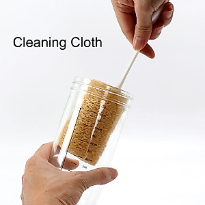 14pcs Sourdough Starter Jar Kit for Sourdough Bread Baking with Date Marked Feeding Band, Thermometer, Scraper, Digital Kitchen Scale,3 x Measuring Cups and 5 in 1 Spoons, Cleaning Cloth