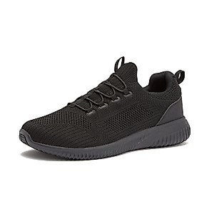 Avia Anchor SR Mesh Slip On Black Non Slip Shoes for Men, Water Resistant Mens Work Shoes & Restaurant or Food Service Sneakers, Comfortable Slip Resistant Work Shoes Men - Black, 12 Medium