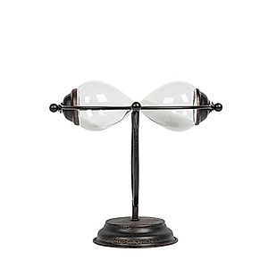 Decorative Metal & Glass Thirty Minute Hourglass