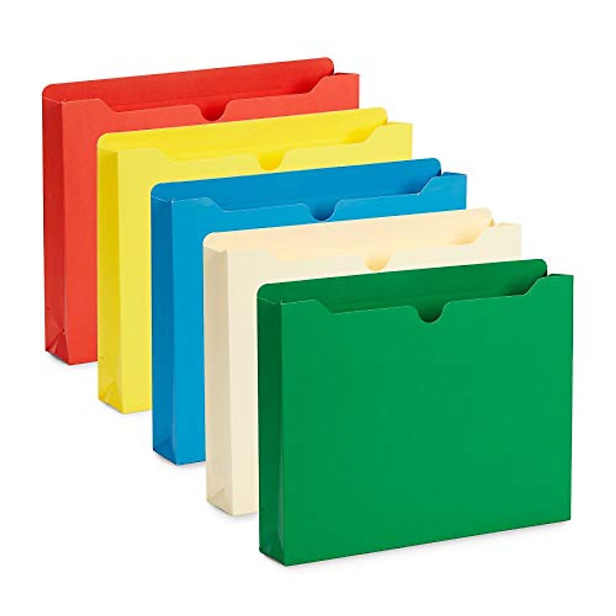 Blue Summit 2 Inch Expanding File Jackets - Organize Files