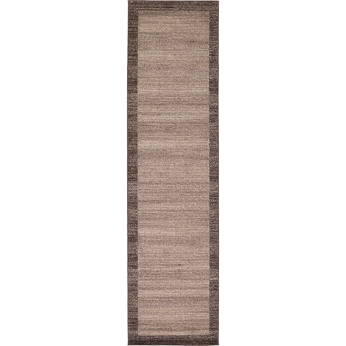 Unique Loom Del Mar Collection Area Rug - Abigail (2' 7" x 10' Runner, Light Brown/ Beige)