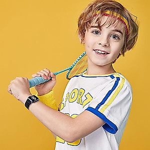 Laband Nylon Band Compatible with Kids Apple Watch Ultra Series 8 7 6 5 4 3 SE SE2,Soft Loop Strap for iWatch Boy Girl Small Wrist(Black+White+Light Grey).