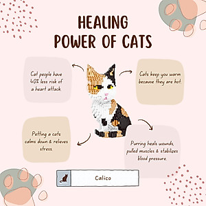 BLOCK CENTER Dachshund Dog 2024 Edition 3D Puzzle 2100 Pieces Building Blocks Set - Mini Block Gift Kit for Kids and Adults (Calico)