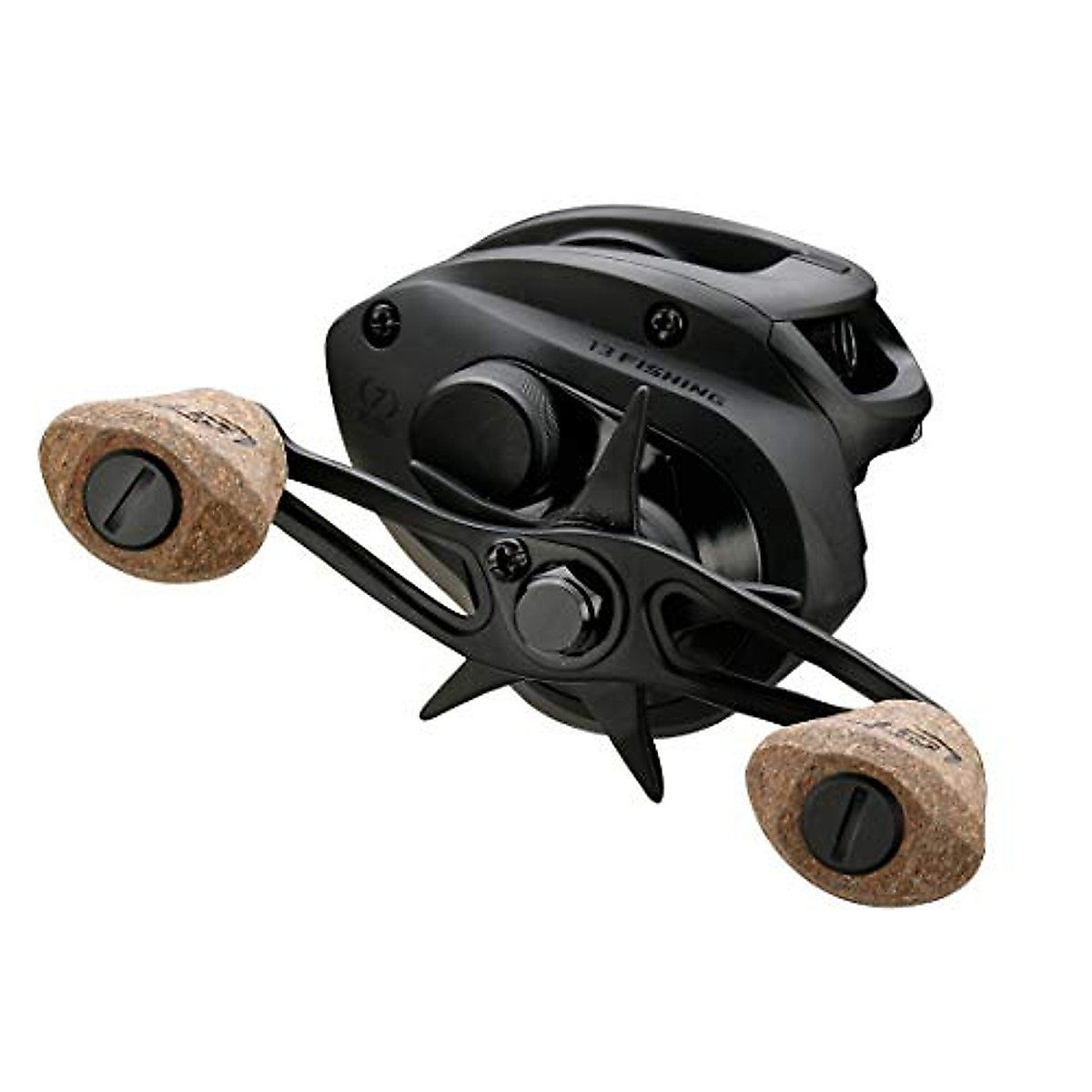 13 FISHING - Concept A2 - Low-Profile Baitcast Fishing Reel - 8.3:1 Gear Ratio - Right Hand Retrieve (Fresh+Salt) - A2-8.3-RH , Black