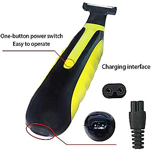 INVODA Electric Shaver for Men Rechargeable Razors Face and Body One Blade Trimmer Waterproof Wet & Dry