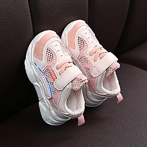 Jchen Little Kids Casual Athletic Shoes,Kids Baby Girl Boy Color Block Patchwork Sport Shoes Mesh Lightweight Running Sneakers