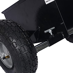 Adjustable Door Heavy Duty Panel Dolly with 10" Pneumatic Wheels, 600LBS Load Bearing for Drywall Sheet Heavy Appliance & Material Handling All Terrain Moving Cart, Black