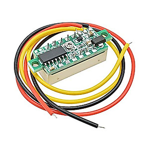 diymore 5PCS 0.28"Mini DC Voltmeter 3-Wire LED Display DC 0-100V Voltage Tester for 1-8s Lipo/Li-ion/LiMn/Li-Fe (White+Red+Yellow+Blue+Green)