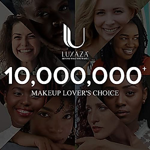 LUXAZA Cream Single Eyeshadow Stick with Blending Brush, Hypoallergenic Eye Shadow Stick Makeup, Pro Waterproof & Long Lasting Eye Brightener Stick, Eyeshadow Pencil Crayon Matte #86