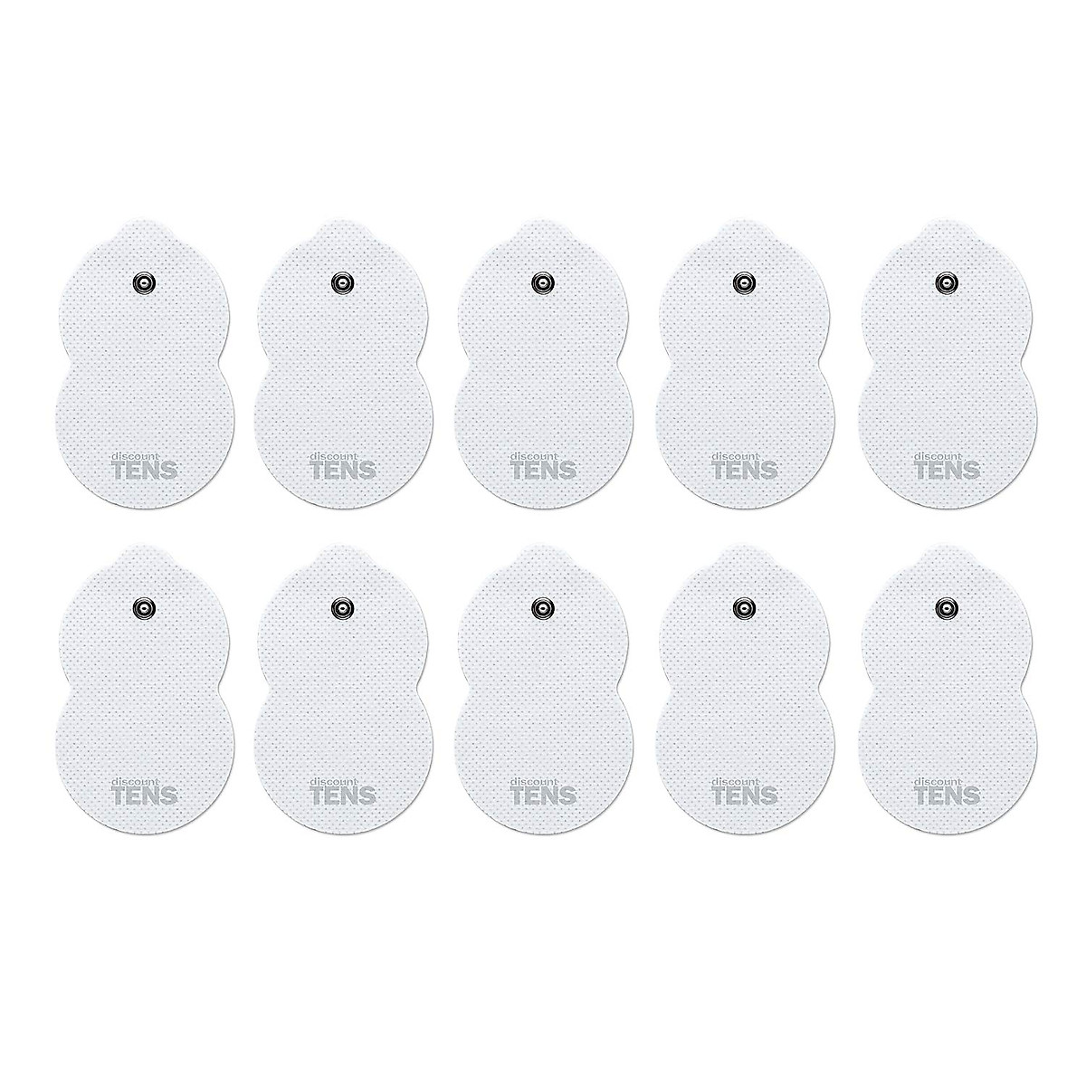 Premium TENS Electrodes Compatible with Omron. 10 (5 Pair) Replacement Electrode Pads Compatible with Omron TENS Devices. Discount TENS Brand.