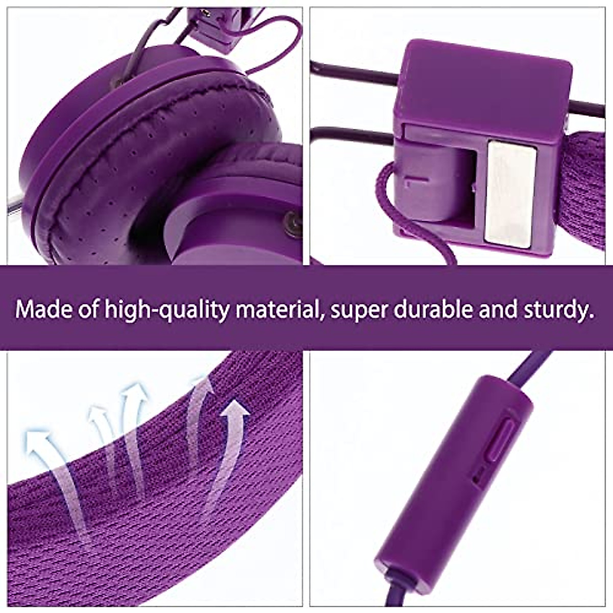 OSALADI 3. 5mm Earphone Over-Ear Headphones 's Headphones Fashion Headset Over- Ear Headphone Wired Game Earphone Simple Gaming Headphone Wired PC Headset Wired Headphones
