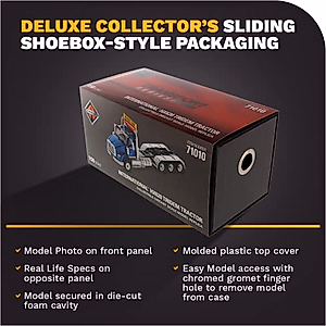 Diecast Masters International HX620 SBFA Day Cab Tridem Tractor | 1:50 Scale Model Semi Trucks | Metallic Blue Diecast Model by Diecast Masters 71010