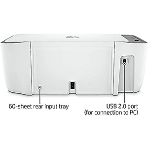 HP DeskJet 27 55e Inkjet All-in-One Color Printer I Print Copy Scan I Wireless & Mobile Printing I USB Connectivity I Up to 5.5 ppm I Up to 4800 x 1200 dpi + Printer Cable