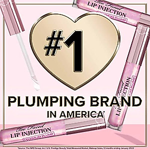 Too Faced Lip Injection Maximum Plump Extra Strength Lip Plumper Gloss .14 oz. (Yummy Bear)