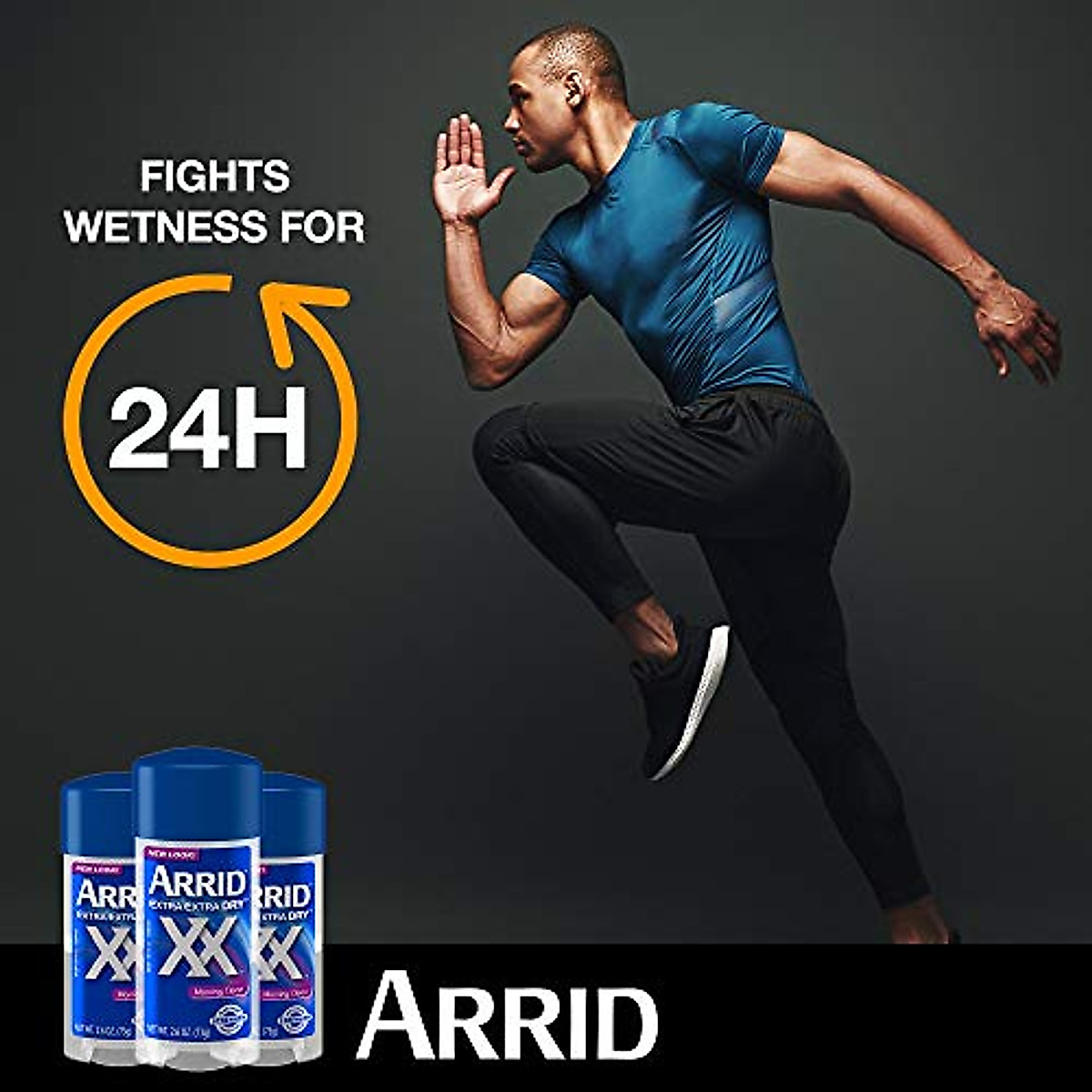 Arrid XX Extra Extra Dry Clear Gel Antiperspirant Deodorant, Morning Clean , 2.6 Oz, Pack of 6