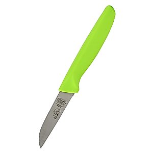 Parve Green 3” Paring Knife - Sharp Kitchen Knife - Ergonomic Handle, Pointed Tip - Color Coded Kitchen Tools by The Kosher Cook