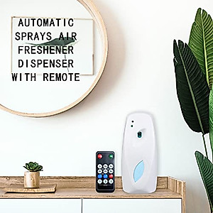 Automatic Air Freshener Dispenser with Remote Control Sensor Spray Fragrance Machine for Airport Bathroom Washroom Hotel Office Commercial Place