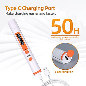 Geiger Counter Nuclear Radiation Detector, High Accuracy Beta Gamma X-Ray Radiation Monitor, Professional Mini Radioactive Dosimeter Digital Radioactive Tester with Sound Light Alarm