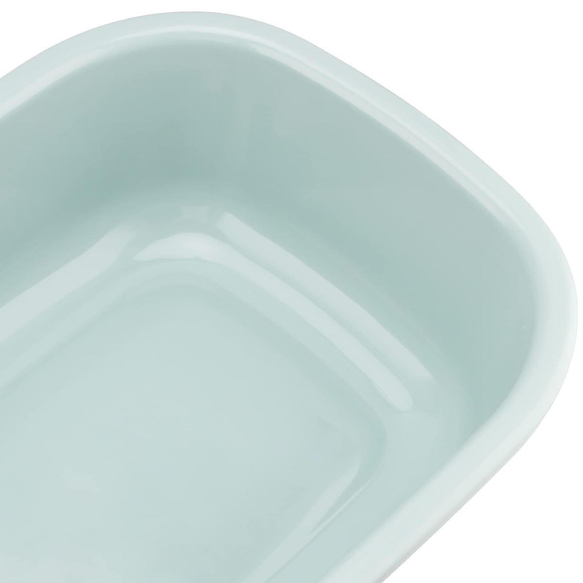 SOUJAP 6 PCS 12 Quart Plastic Wash Basin, 15x12‘’ Stackable Plastic Square Dish Tub, Rectangular Colorful Wash Basins Bins Tubs for Washing Cleaning Camping, 3 Colors