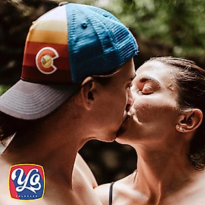 Colorado Trucker Hats for Men & Women - Custom Sunset Fader Style with Snapback, Versatile & Conscious Outdoor Cap, Adult Fit