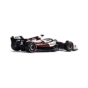 HTLNUZD Bburago 1:43 2022 F1Alfa C42 Champion #24 Guanyu Zhou 1/43 C42 #24 F1Romeo Racing Team Static Alloy Car Die Cast Model Collectible Gift (Standard F1 Alfa C42 #24)