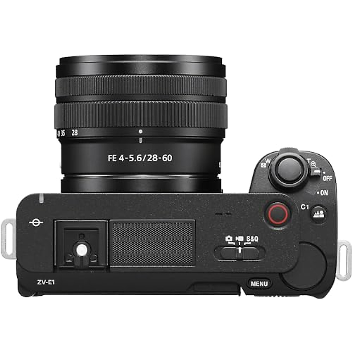 Sony Alpha ZV-E1 Full-Frame Interchangeable Lens Mirrorless Vlog Camera with 28-60mm Lens - Black Body