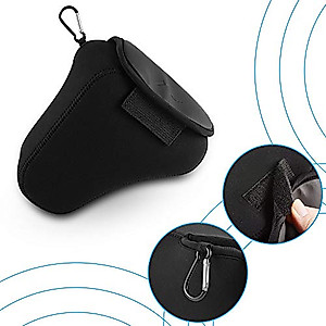 XCSOURCE Camera Pouch Case Protective Pouch DSLR SLR Camera Bag with Neoprene Protection (Black) Compatible for Nikon, Canon, Olympus, Panasonic, Pentax, Samsung, Sony and Others More