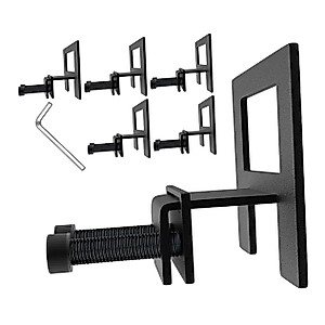 TOGEVAL 1 Set Mattress Retainer Bed Frames Bed Mattress Bed Shelf Bed Stand Bed Pads Adjustable Bed Frame Bedding Mattress Anti-Slip Stopper Mattress Stoppers Mattress Racks Black Iron