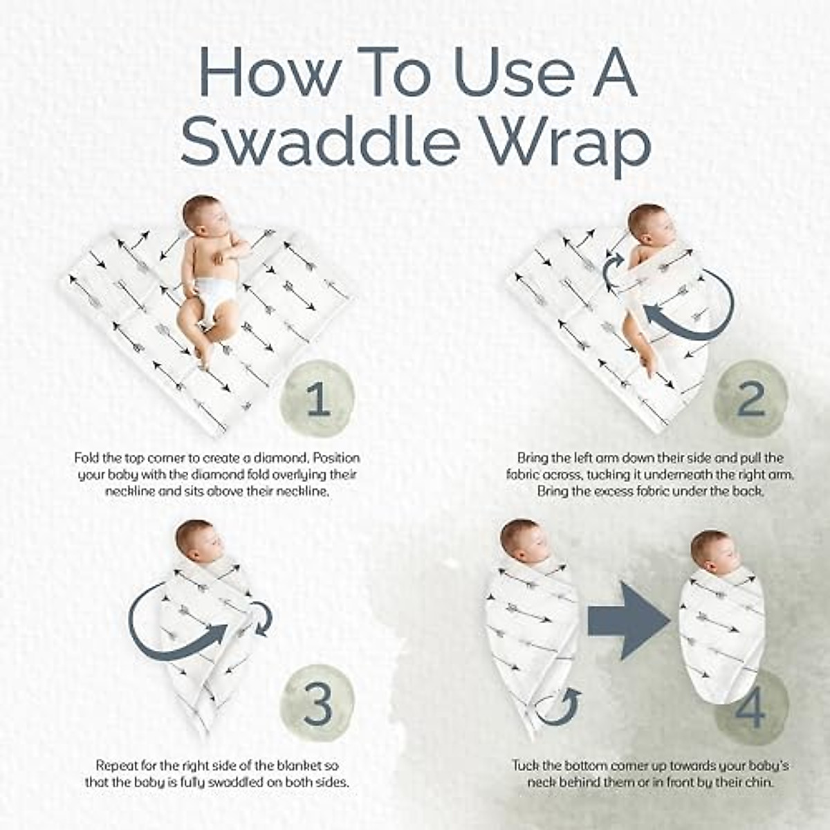 KiddyCare Baby Muslin Swaddle Nursery Blanket for Newborns | Bab Blankets for Boys/girls | Baby Cotton Blanket Gift for Newborn Babies 4-Pack