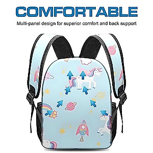 Genhuyiz Backpacks for Boys and Girls Kids Backpacks for School Trips and Outdoor Activities Perfect for Boys and Girls in Preschool Kindergarten and Elementary School 16 Inches (Unicorns)