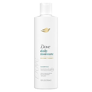 Dove Damage Therapy Shampoo Daily Moisture for Dry Hair with Bio-Protein Care Technology and Hyaluronic Serum 12 Fl Oz