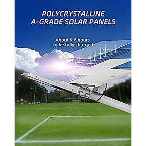 A-ZONE 1500W Solar Street Lights Waterproof, 7000K High Brightness Outdoor Dusk to Dawn, Wide Angle Lamp with Remote Control, for Parking Lot, Yard, Stadium, Plaza