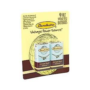 Danelectro 2D9V 9V Batteries (2 Pack)