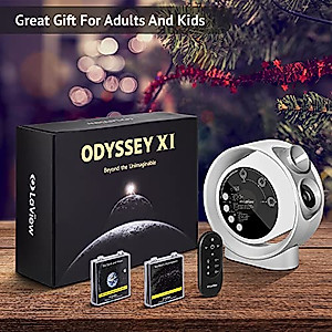 LaView Galaxy/Star Projector, Adjustable HD Projector with 130 ft² Projection Area, with Changing Nebula, Auto-Off Timer, Remote Control, for Home Decoration/Bedroom Night Light, 2 Replaceable Discs