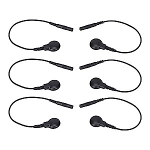 Demeras Electrode Cable, 20PCS Copper Foil Wire Improve Blood Circulationis Electrode Wires Cable for Home for TENS Machine