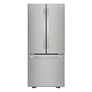 LG LFCS22520S 22 Cu. ft. French Door Refrigerator in Stainless Steel (2021)