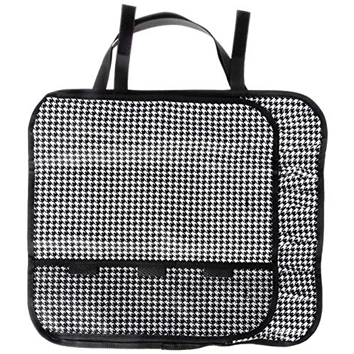Mercer Culinary 7-Pocket Knife Roll Storage Bag, Houndstooth