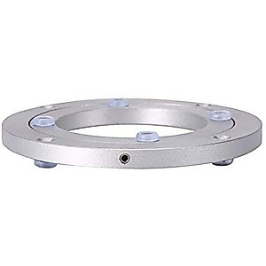 Heavy Duty Aluminium Alloy Rotating Bearing Turntable Round Dining Table Smooth Swivel Plate ( Size:4Inch )