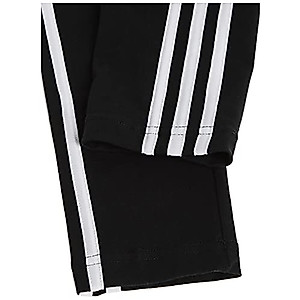 adidas Women's Essentials 3-stripes Leggings, Black/White, Large