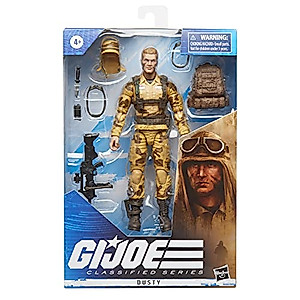 G.I. Joe Classified Series Dusty Action Figure 49 Collectible Premium Toys with Multiple Accessories 6-Inch-Scale with Custom Package Art