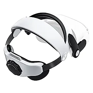 Head Strap for Quest 2, Adjustable for Adults and Kids, Comfy & No Head Pain, Glasses-Friendly