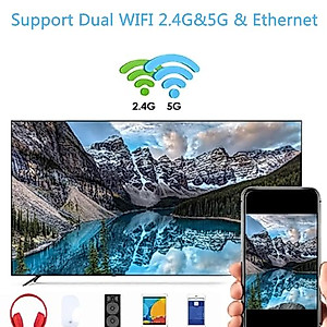 GREVA Android TV Box 10.0 4G RAM 32G ROM H616 Chip Support USB3.0 Smart TV Box Streaming Media Player