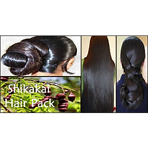 AnNafi® Shikakai Pods Acacia Concinna Fruit | Shikakai Shampoo Natural Hair Cleanser | Wholehair Wash Organic Cleaner & Conditioner (100grams)