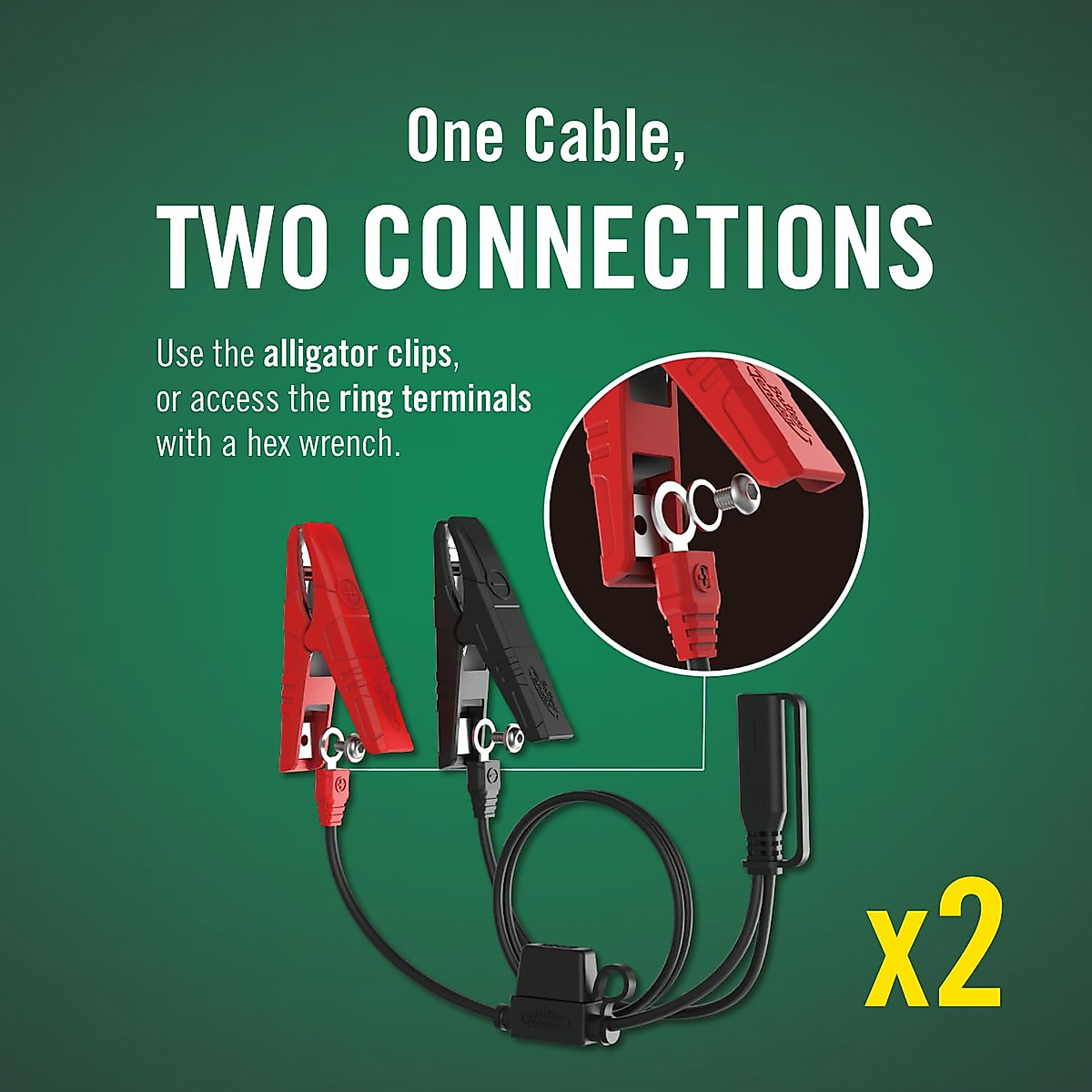 Battery Tender Plus 2 Bank Multibank Charger - 2.5 AMP (1.25 AMPs Per Bank) - Smart 12V Multi Battery Charger and Maintainer for Standard, AGM, and Lithium LiFePO4-022-0165-DL-WH