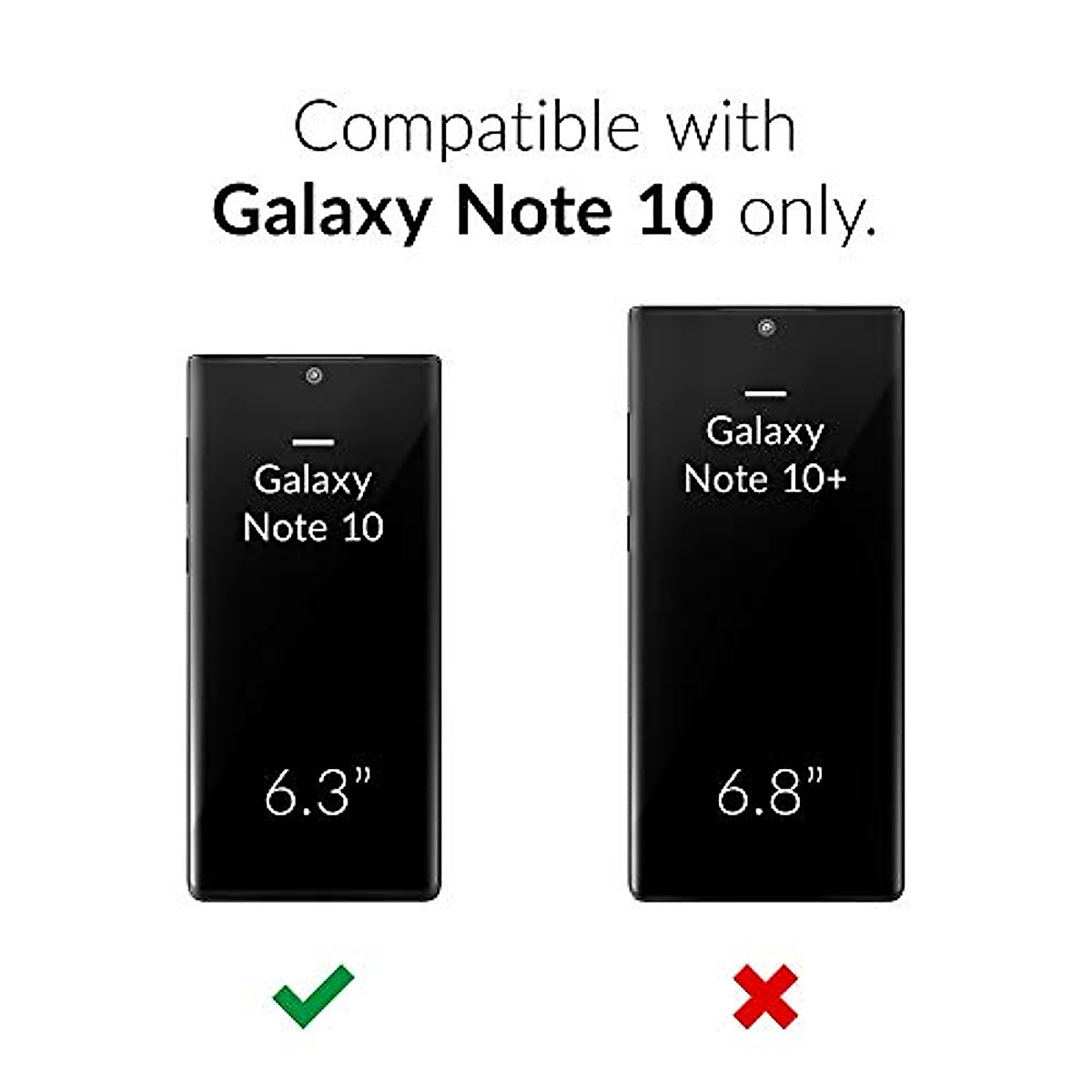 Crave Note 10 Case, Dual Guard Protection Series Case for Samsung Galaxy Note 10 - Forest Green