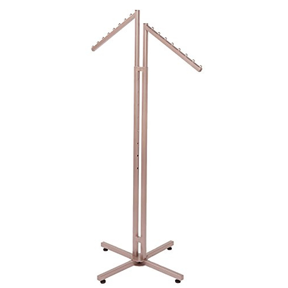 SSWBasics Rose Gold 2-Way Clothing Rack with Slanted Arms