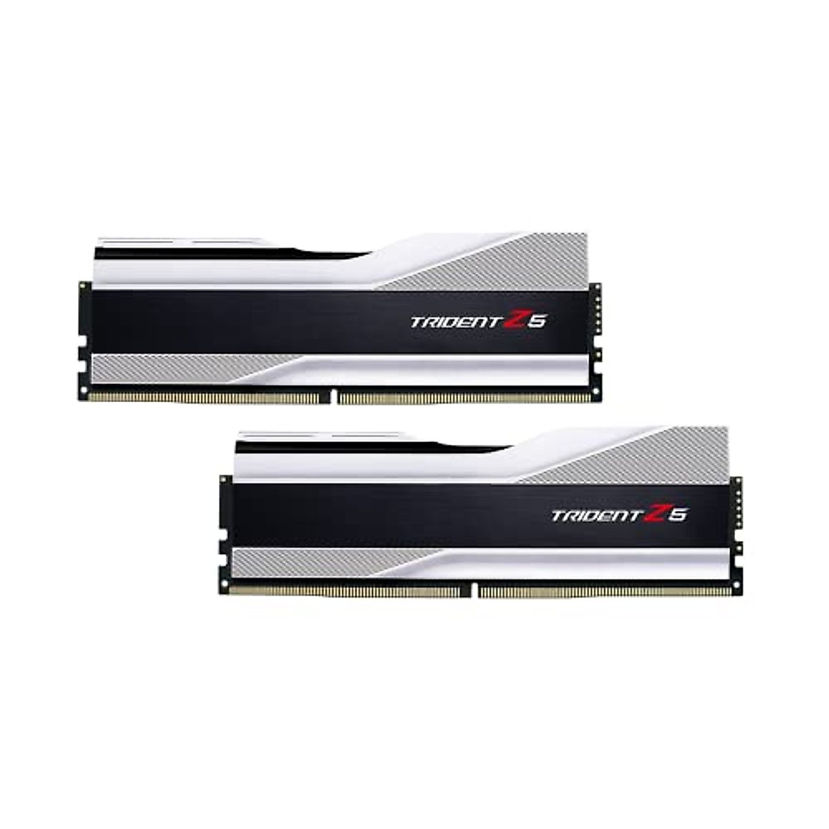 G.SKILL Trident Z5 Series (Intel XMP 3.0) DDR5 RAM 64GB (2x32GB) 6000MT/s CL32-38-38-96 1.40V Desktop Computer Memory UDIMM - Metallic Silver (F5-6000J3238G32GX2-TZ5S)